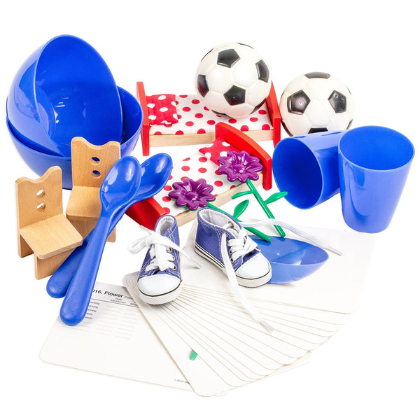 Language Builder 3D - 2D Everyday Objects Matching Kit for ABA & Autism ...