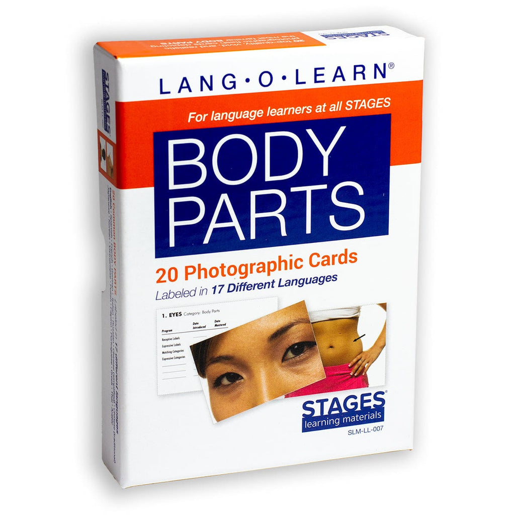Lang-O-Learn Body Parts Cards for Autism and ESL – Stages Learning ...