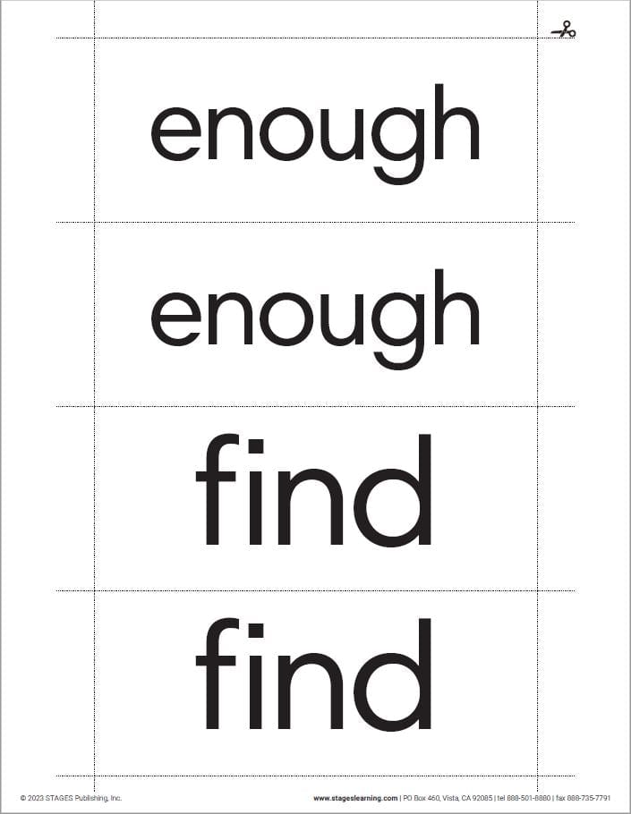 Language Builder: Sight Words & Phonics Cards – Stages Learning Materials