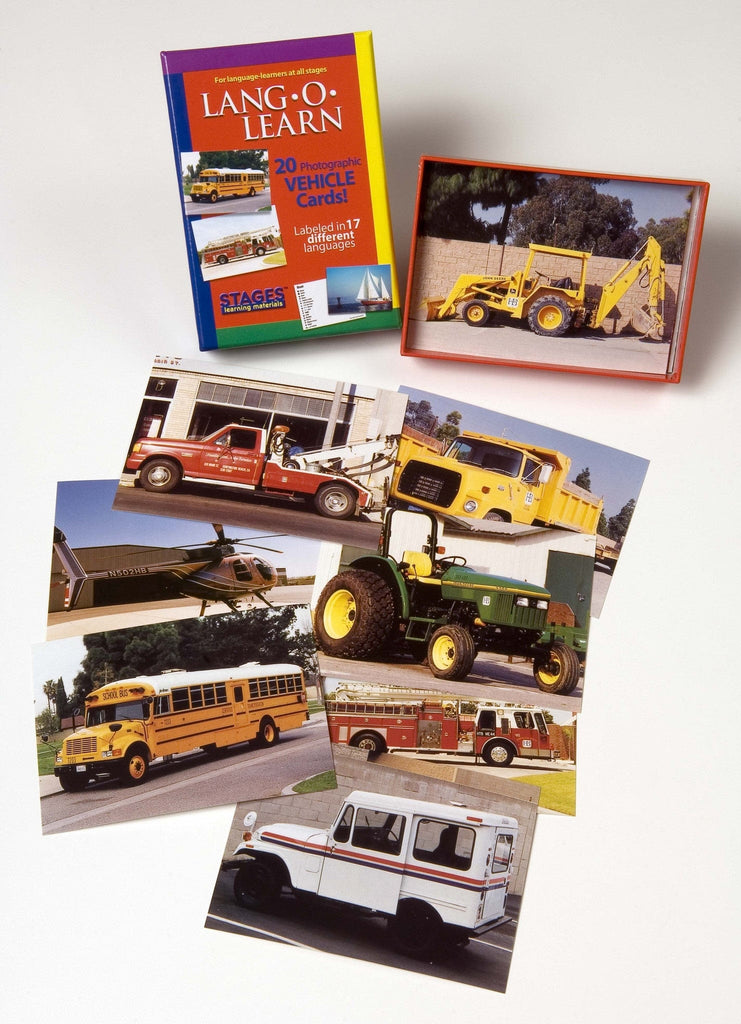 Lang-O-Learn Vehicles Cards – Stages Learning Materials