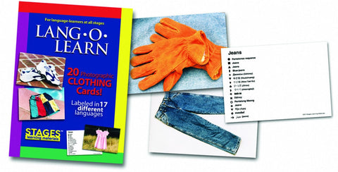 Lang-O-Learn Clothing Cards – Stages Learning Materials