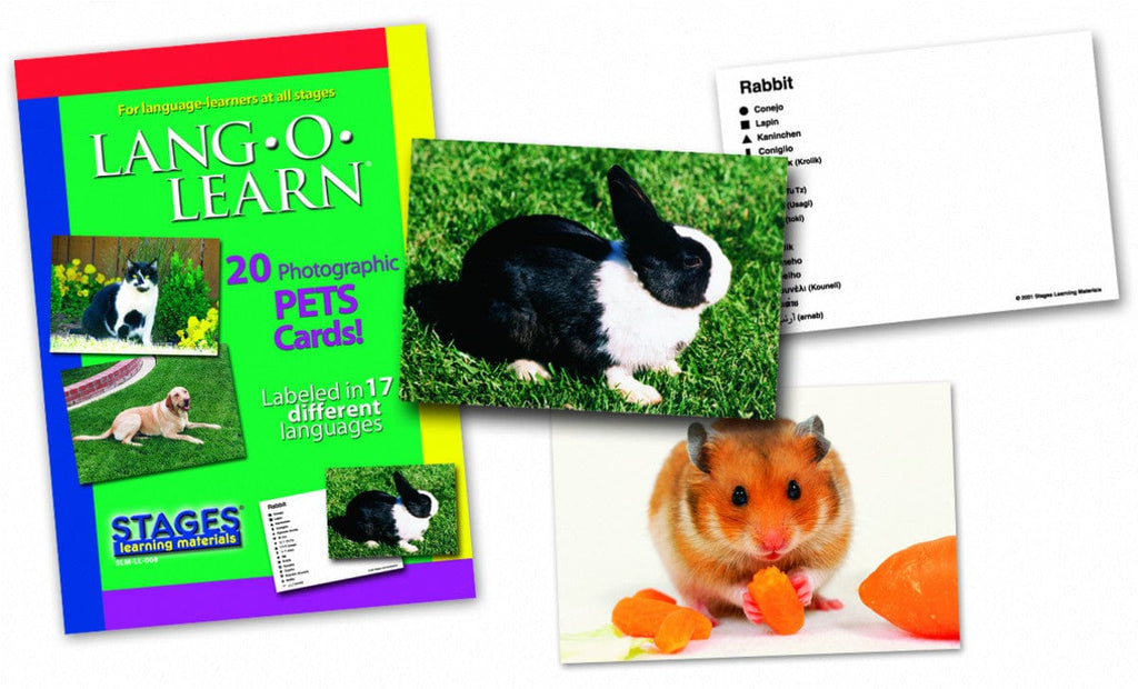 Lang-O-Learn Pets Cards – Stages Learning Materials