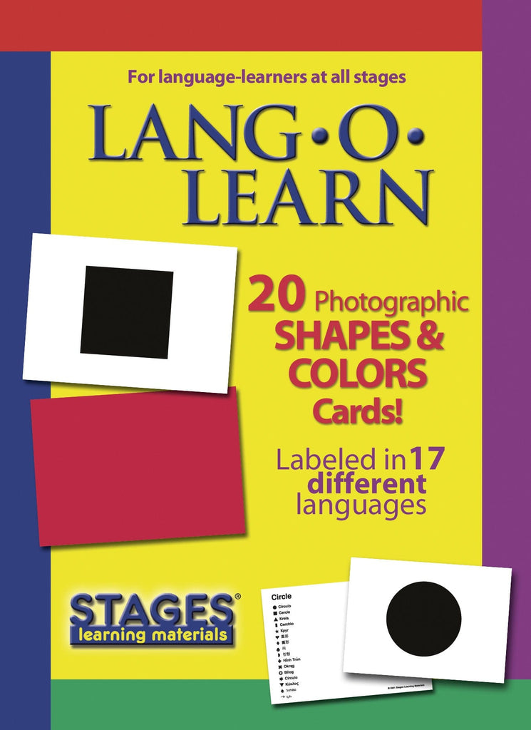Lang-O-Learn Shapes & Colors Cards – Stages Learning Materials