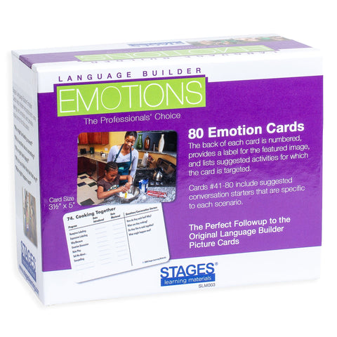 Language Builder: Emotion Cards – Stages Learning Materials